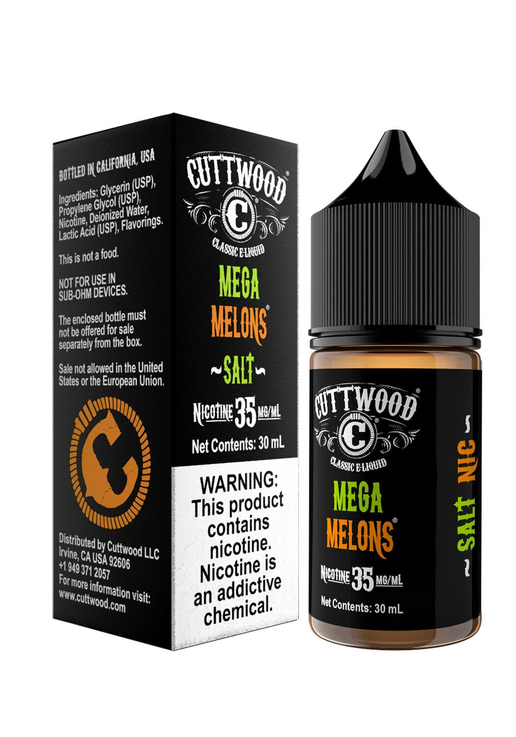 Cuttwood Salt - Mega Melons 30mL